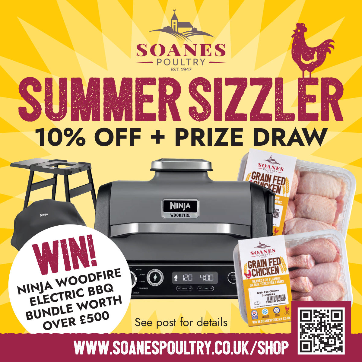 Sizzle with Soanes this summer - 10 % off plus prize draw to win a ...