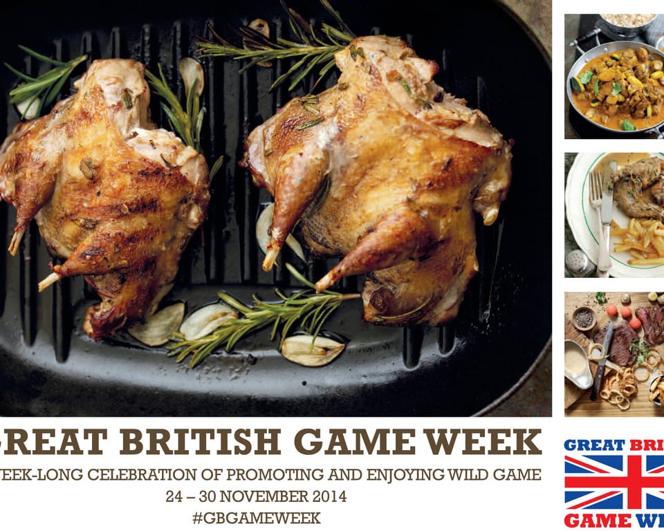 We're looking forward to supporting British Game Week - Soanes Poultry